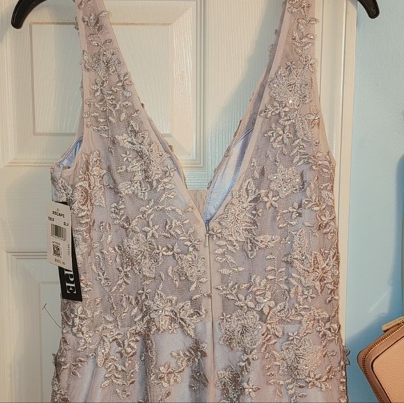Xscape | Dresses | Nwt Xscape Appliqu And Tule Size 6 Long Gown | Poshmark